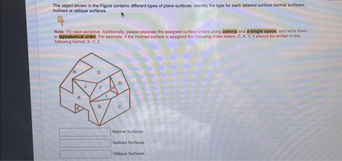 Solved The object shown in the Figure contains different | Chegg.com