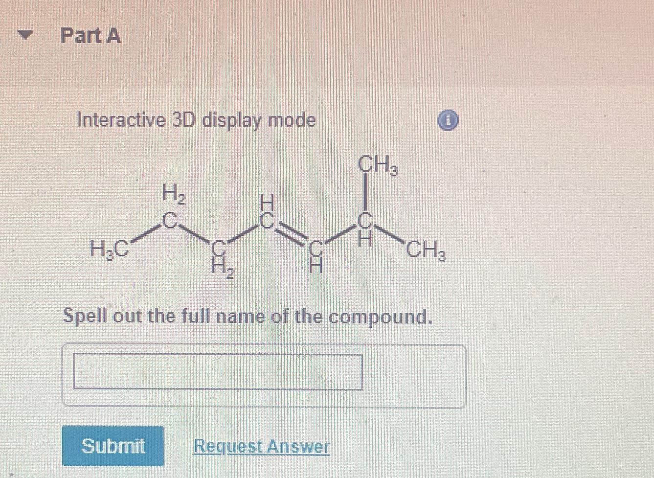 Solved Part AInteractive 3D display modeSpell out the full | Chegg.com