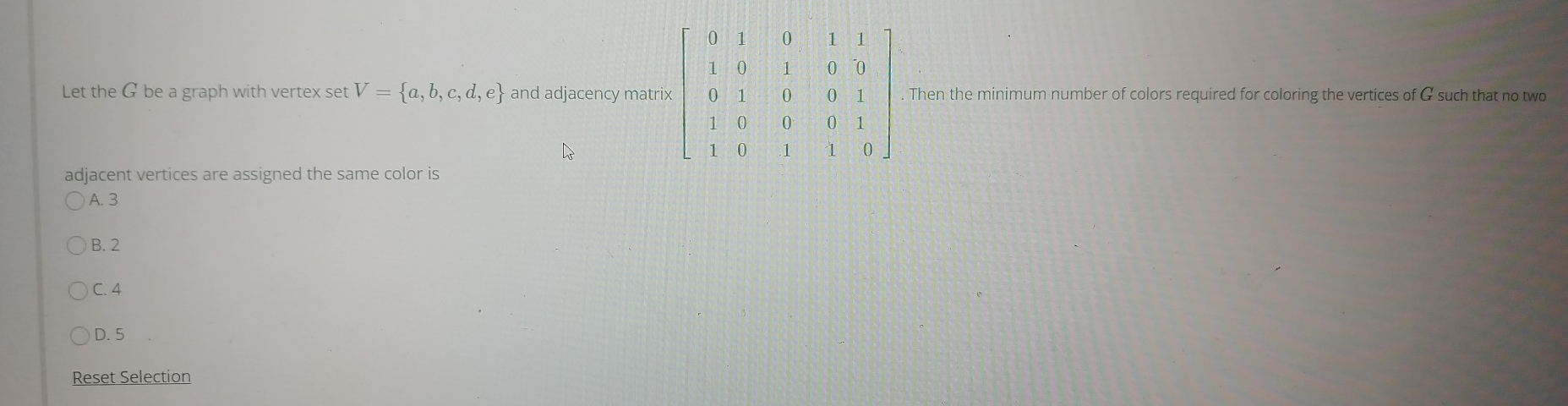 Solved adjacent vertices are assigned the same color | Chegg.com