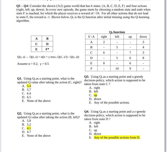 Solved Hi here is the Questions with the answers highlighted | Chegg.com
