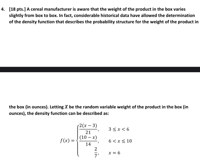 Solved e. Determine the probability that the weight of the | Chegg.com