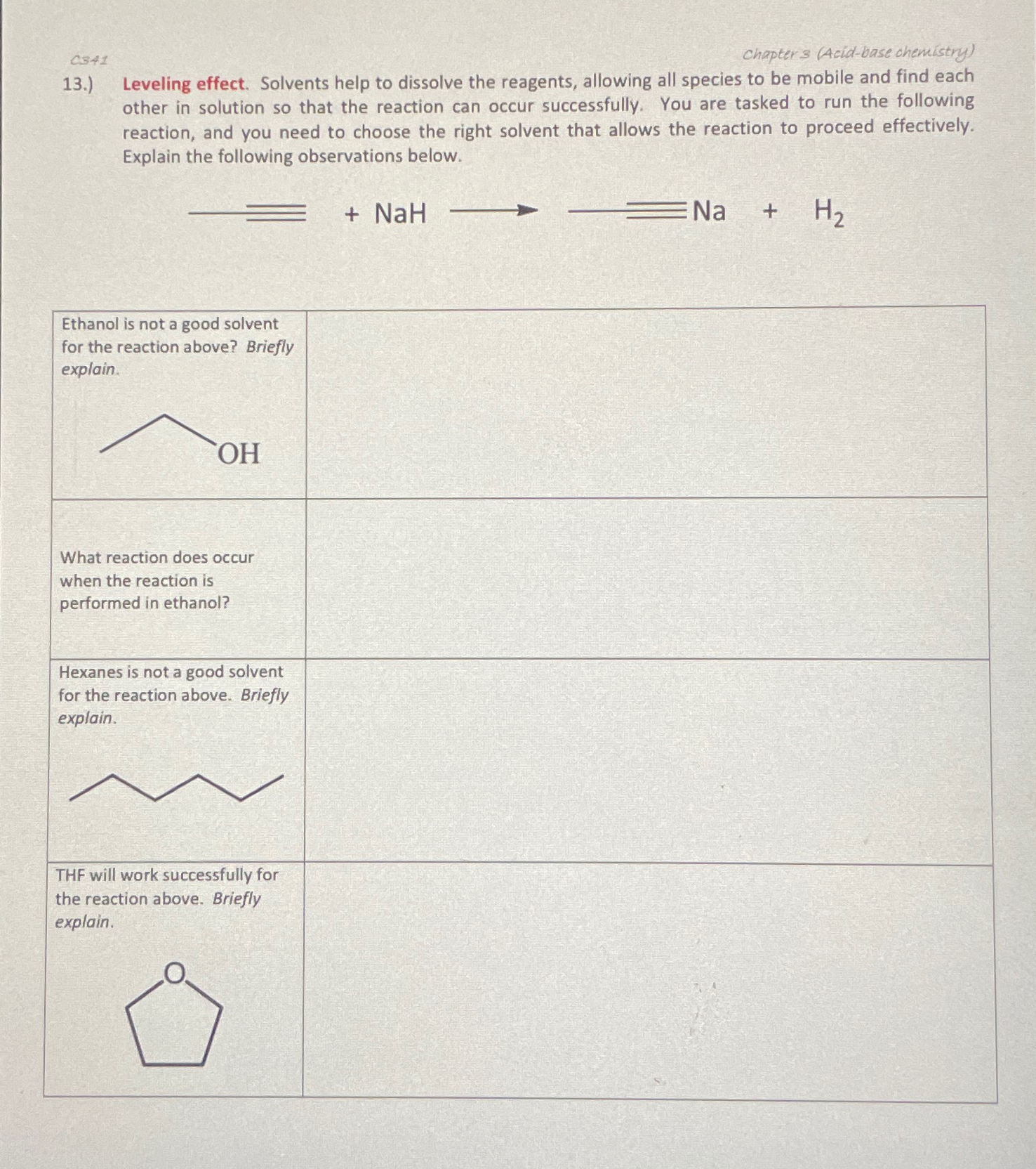 Solved cos41Chapter 3 (Acid-base chemistry)13.) ﻿Leveling | Chegg.com