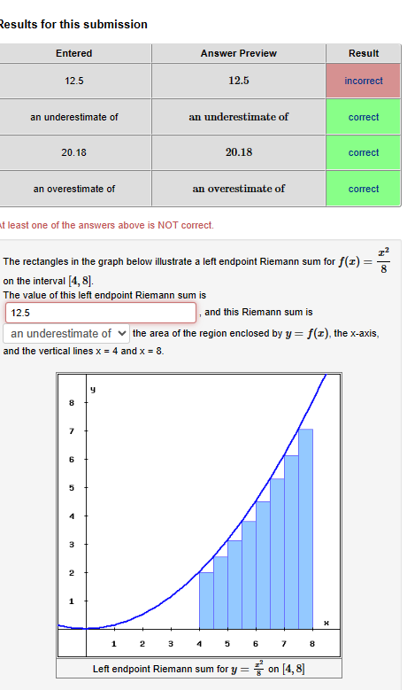 Solved Results for this submission\table[[Entered,Answer | Chegg.com