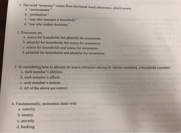 The Greek Word For Economy