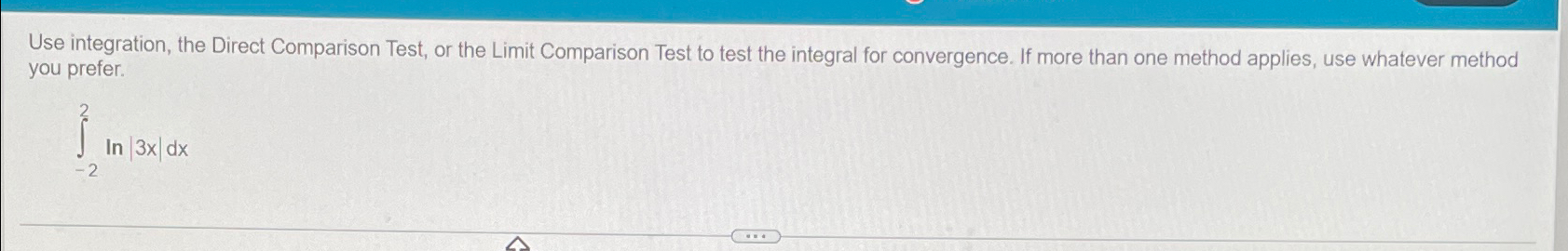Solved Use integration, the Direct Comparison Test, or the | Chegg.com