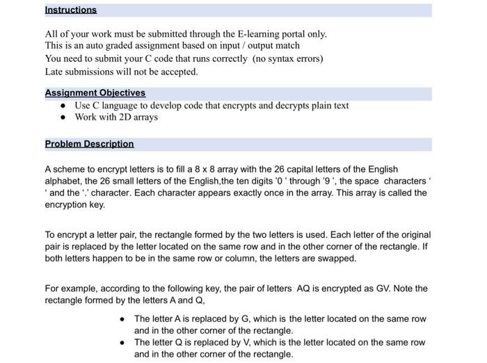 Solved Instructions All of your work must be submitted | Chegg.com