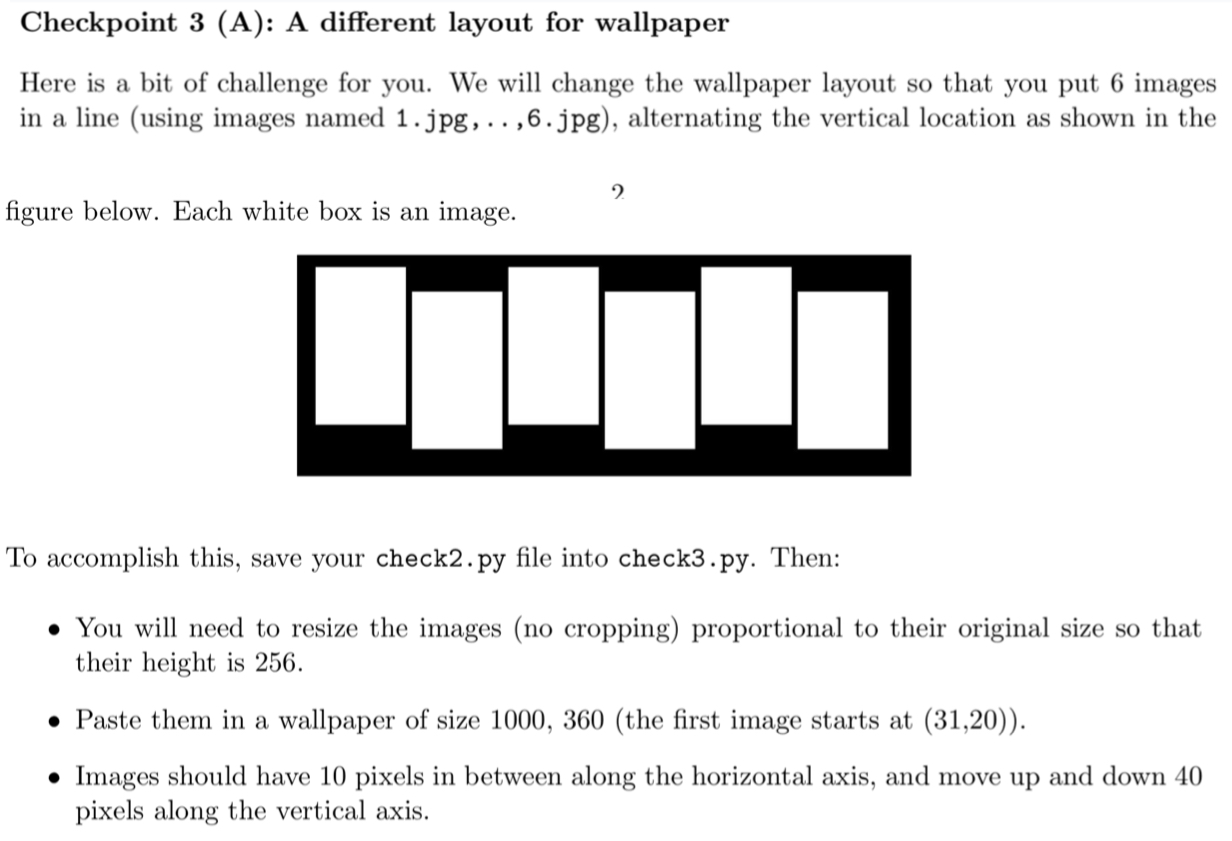 Solved Checkpoint 3 (A): A different layout for | Chegg.com