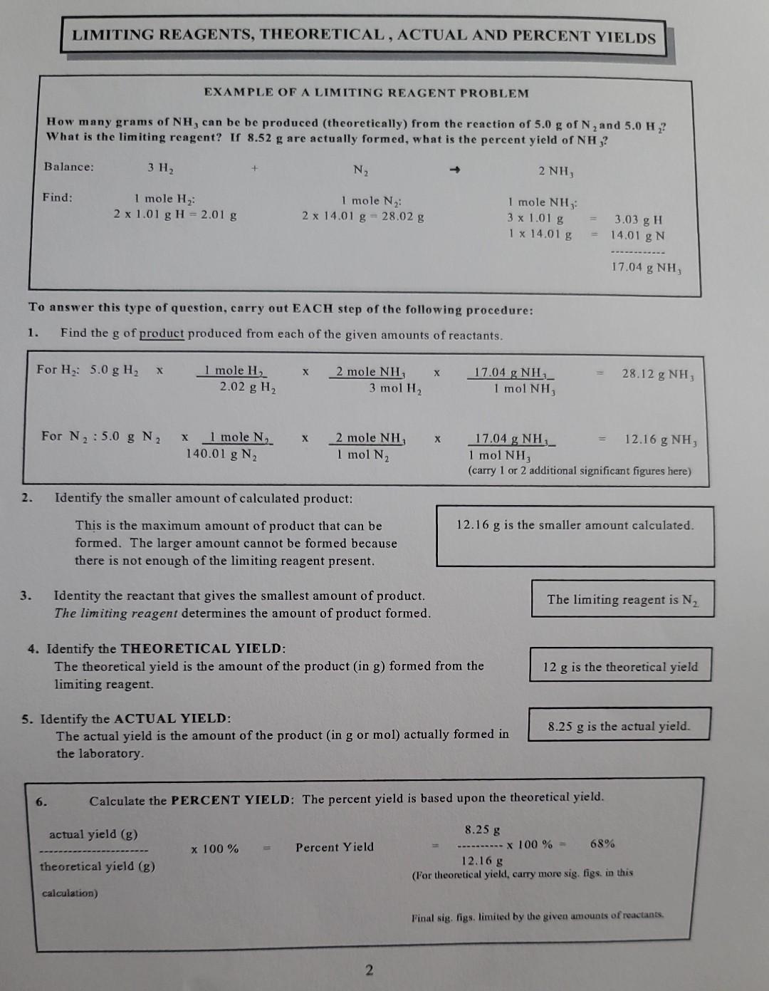 A limiting reagent is a chemical reactant that limits | Chegg.com