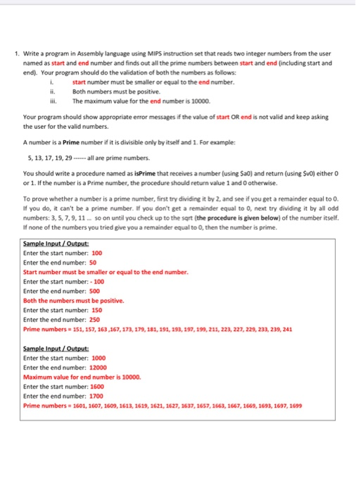 Solved 1. Write a program in Assembly language using MIPS | Chegg.com