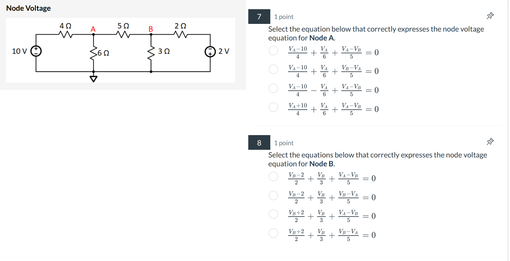 Solved Select the equation below that correctly expresses | Chegg.com