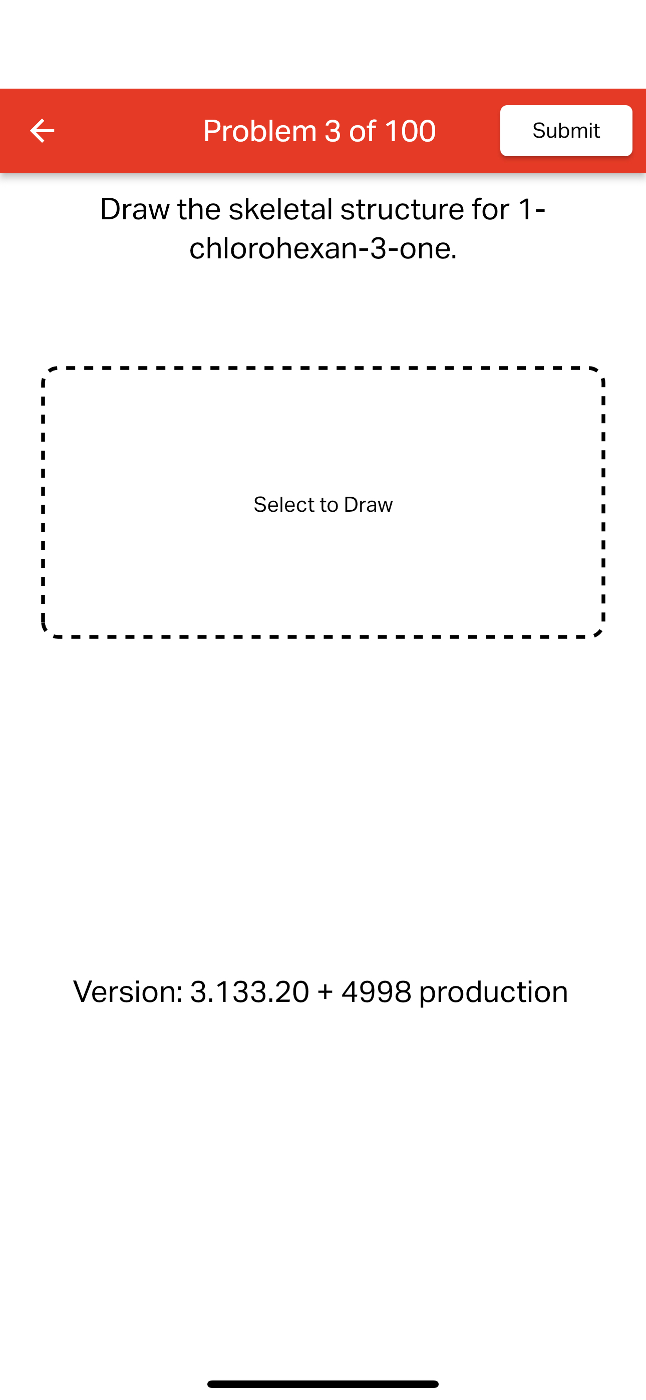 Solved Problem 3 ﻿of 100Draw the skeletal structure for | Chegg.com