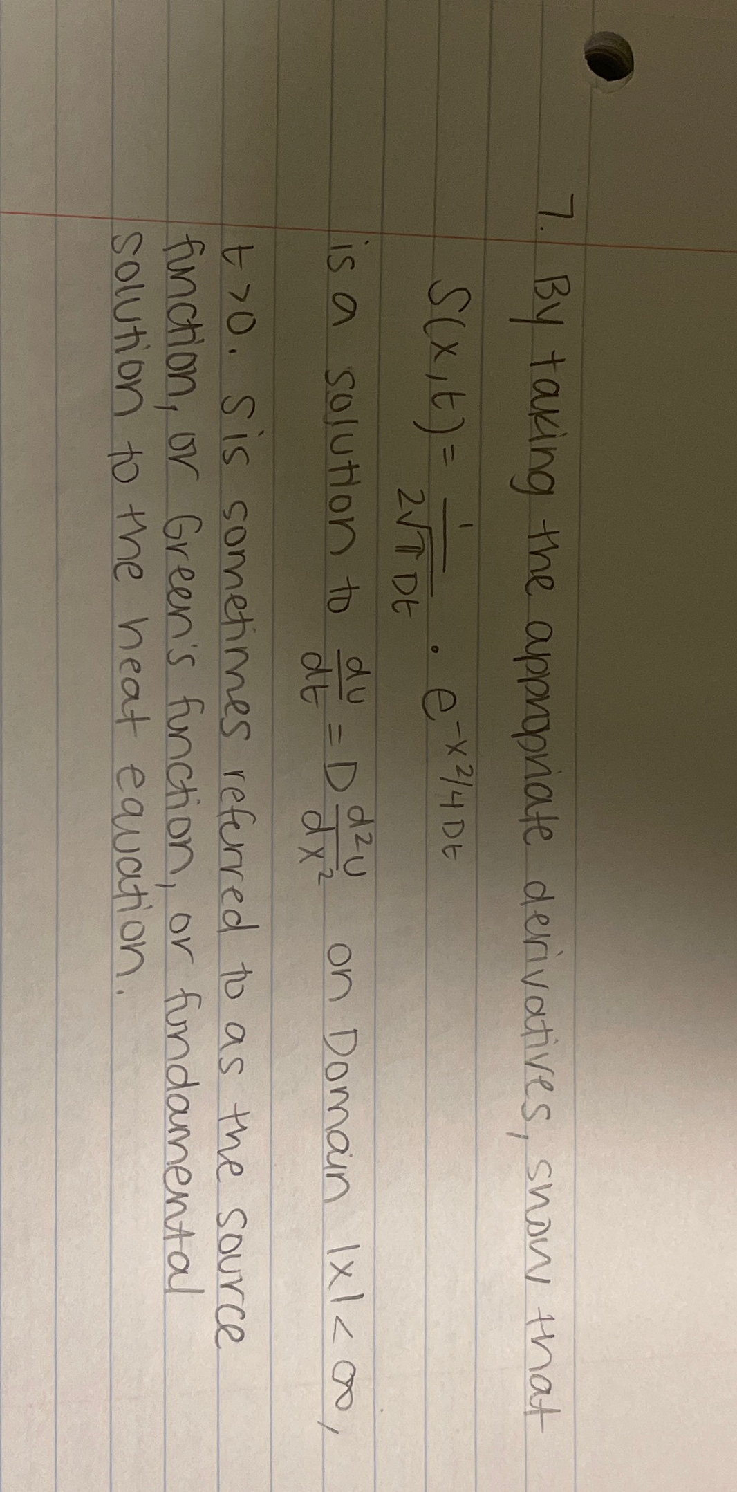 Solved By taking the appropriate derivatives, show | Chegg.com