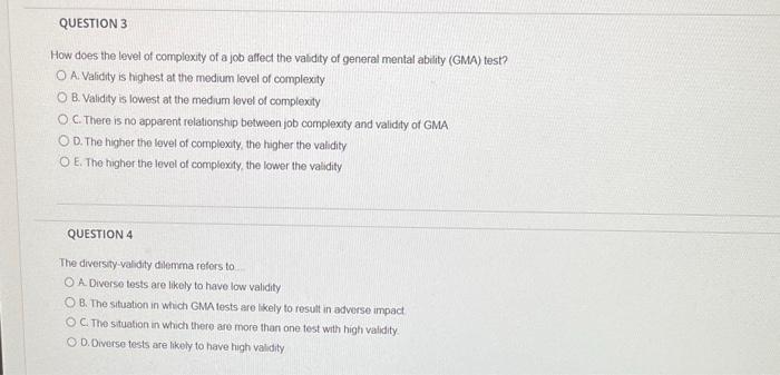Solved How does the level of complexity of a job affect the | Chegg.com