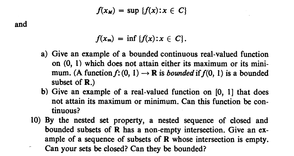 Solved 9) By Corollary 2.4 , a continuous function on a | Chegg.com