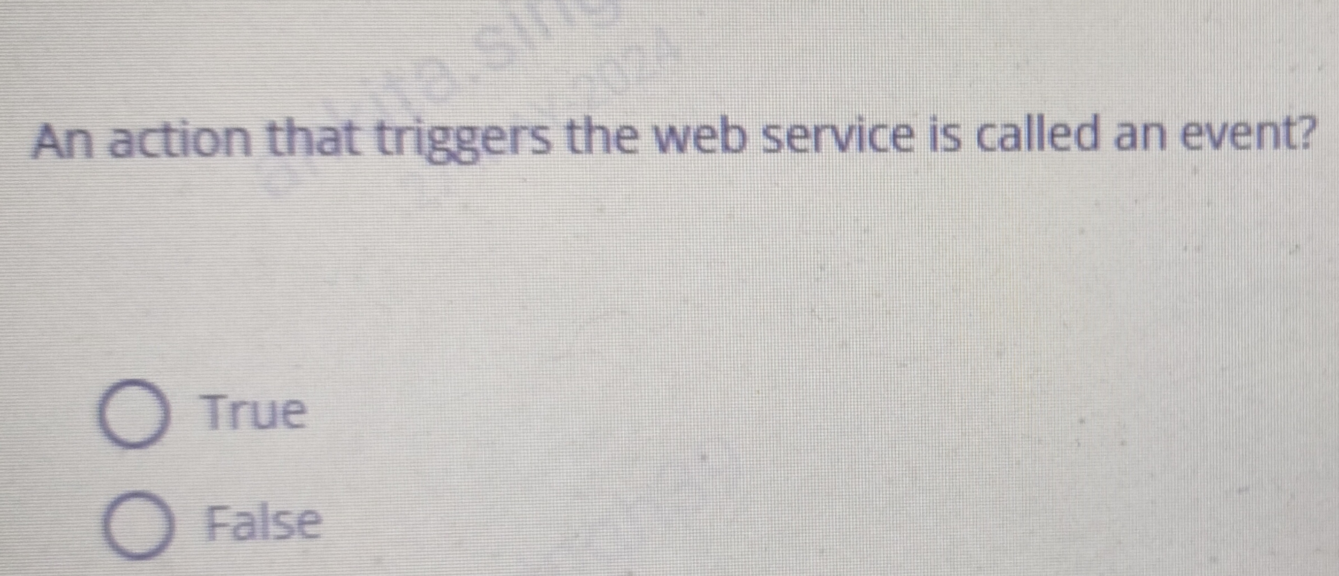 Solved An action that triggers the web service is called an | Chegg.com