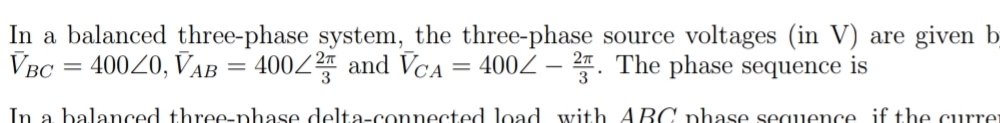 Solved In a balanced three-phase system, the three-phase | Chegg.com