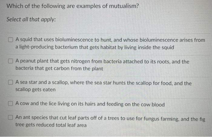 Solved Which of the following are examples of exploitation | Chegg.com