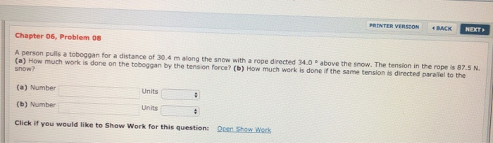 Solved RCES PRINTER VERSION 4 BACK NEXT Chapter 06, Problem | Chegg.com