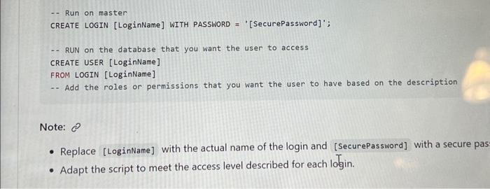 Solved csi 234 databaseII programming. How to create and | Chegg.com