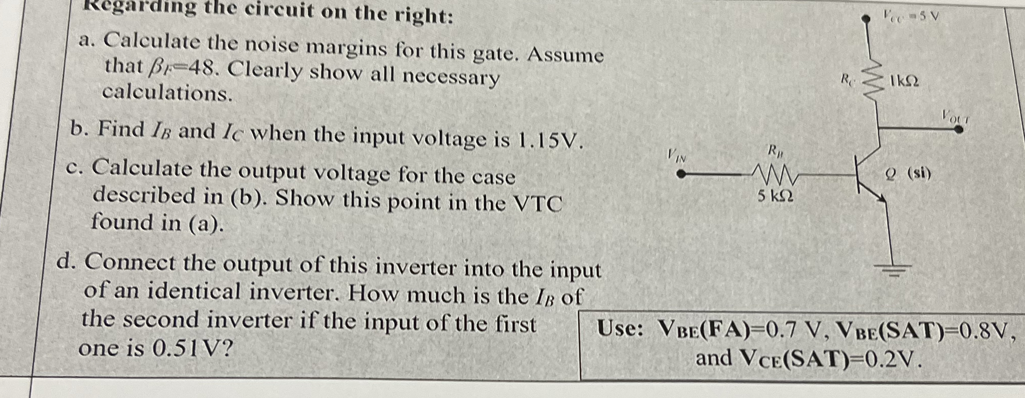 Solved the circuit on the right:a. ﻿Calculate the noise | Chegg.com