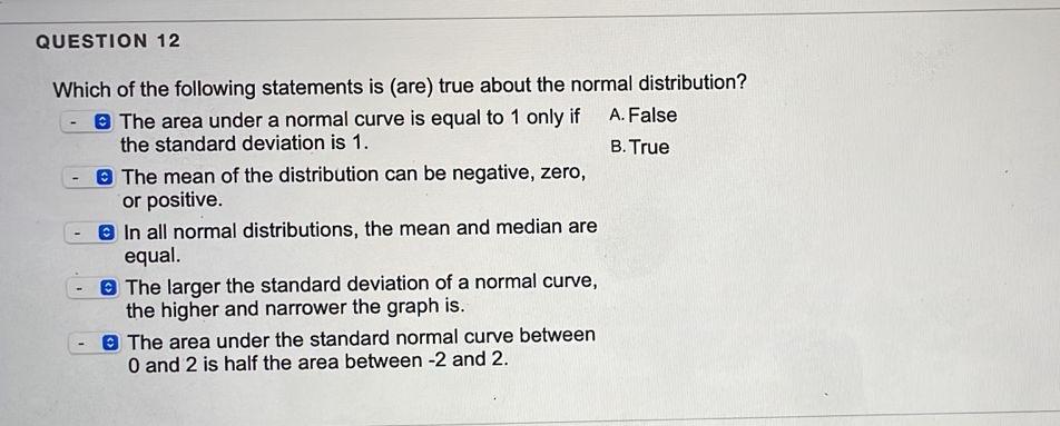 Solved Which of the following statements is (are) true about | Chegg.com