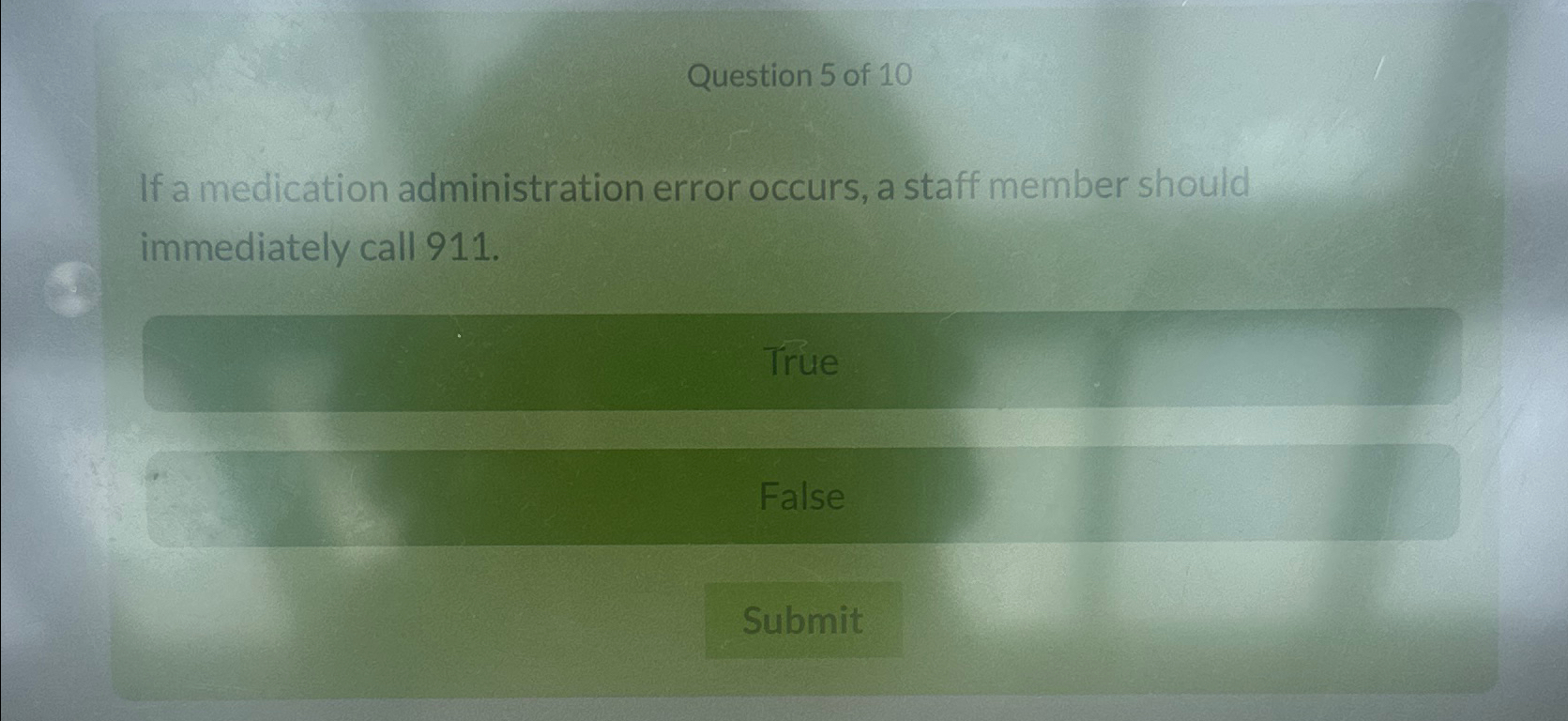 Solved Question 5 of 10If a medication administration error | Chegg.com Solved Question 5 of 10If a medication administration error | Chegg.com