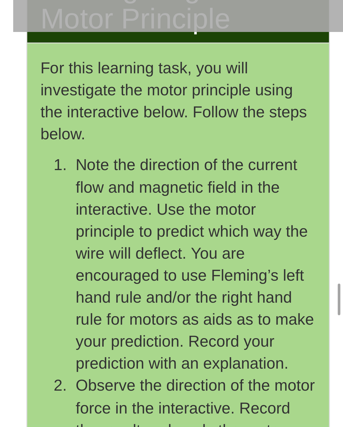 Solved For this learning task, you will investigate the | Chegg.com