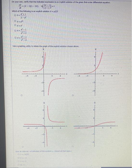 Solved On your own, verify that the Indicated expression is | Chegg.com