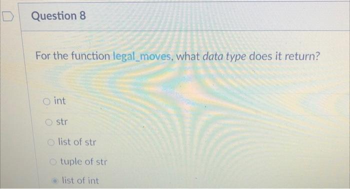 Solved For the function display_instruct, what does it | Chegg.com