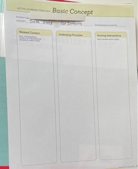 Solved ACTIVE LEARNING TEMPLATE: Basic Concept STUDENT NAM | Chegg.com