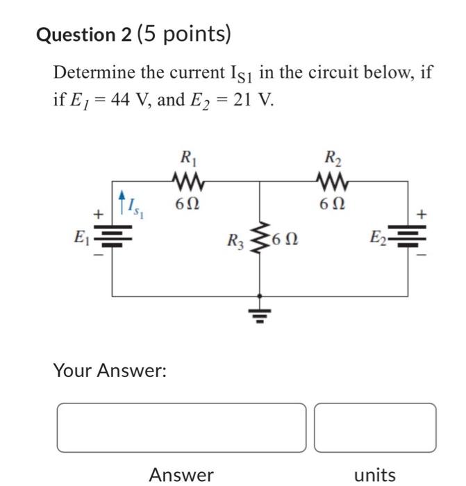 Solved Determine the current IS1 in the circuit below, if if | Chegg.com