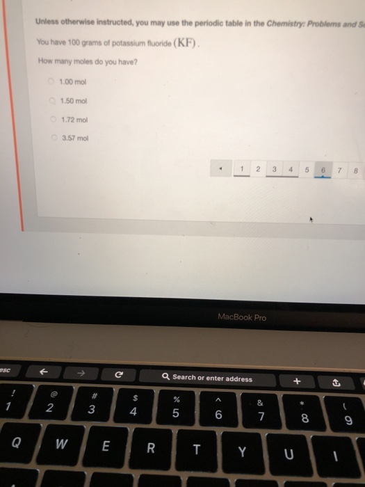 Solved Unless otherwise instructed, you may use the periodic | Chegg.com