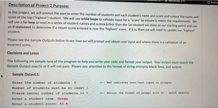 Solved Attached is one coding problem and instructions on | Chegg.com