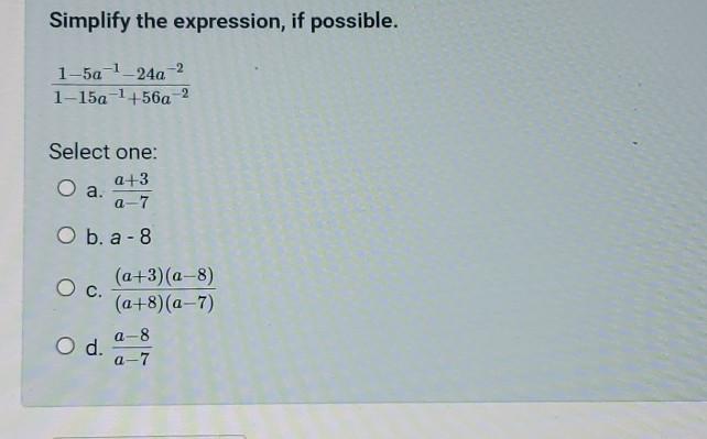 Solved Topic 2: Basic Algebraic Operations Simplify the | Chegg.com