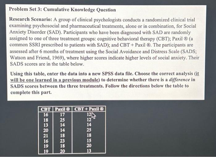 Solved Problem Set 3: Cumulative Knowledge Question Research | Chegg.com