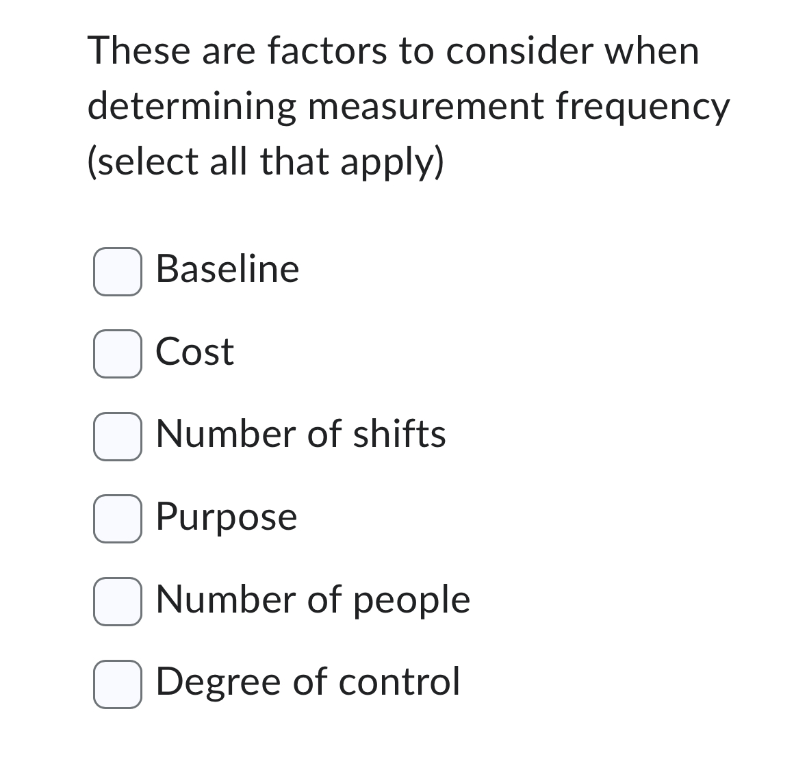 Solved These are factors to consider when determining | Chegg.com