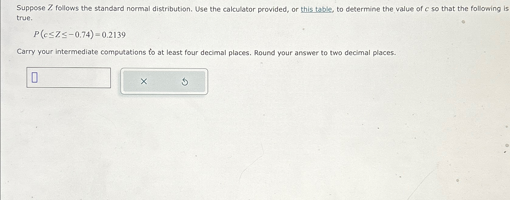 Solved Suppose Z ﻿follows the standard normal distribution. | Chegg.com