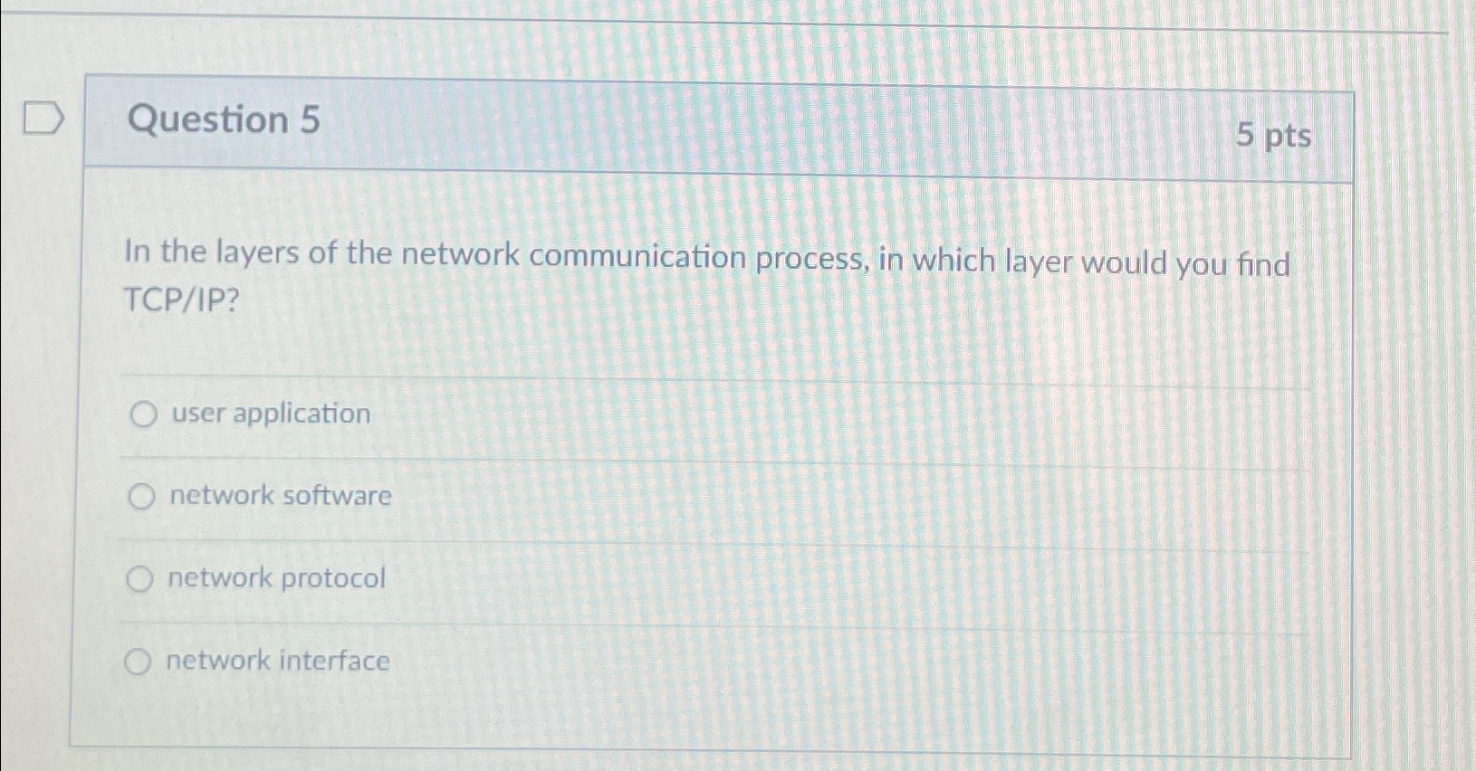 Solved Question 55 ﻿ptsIn the layers of the network | Chegg.com