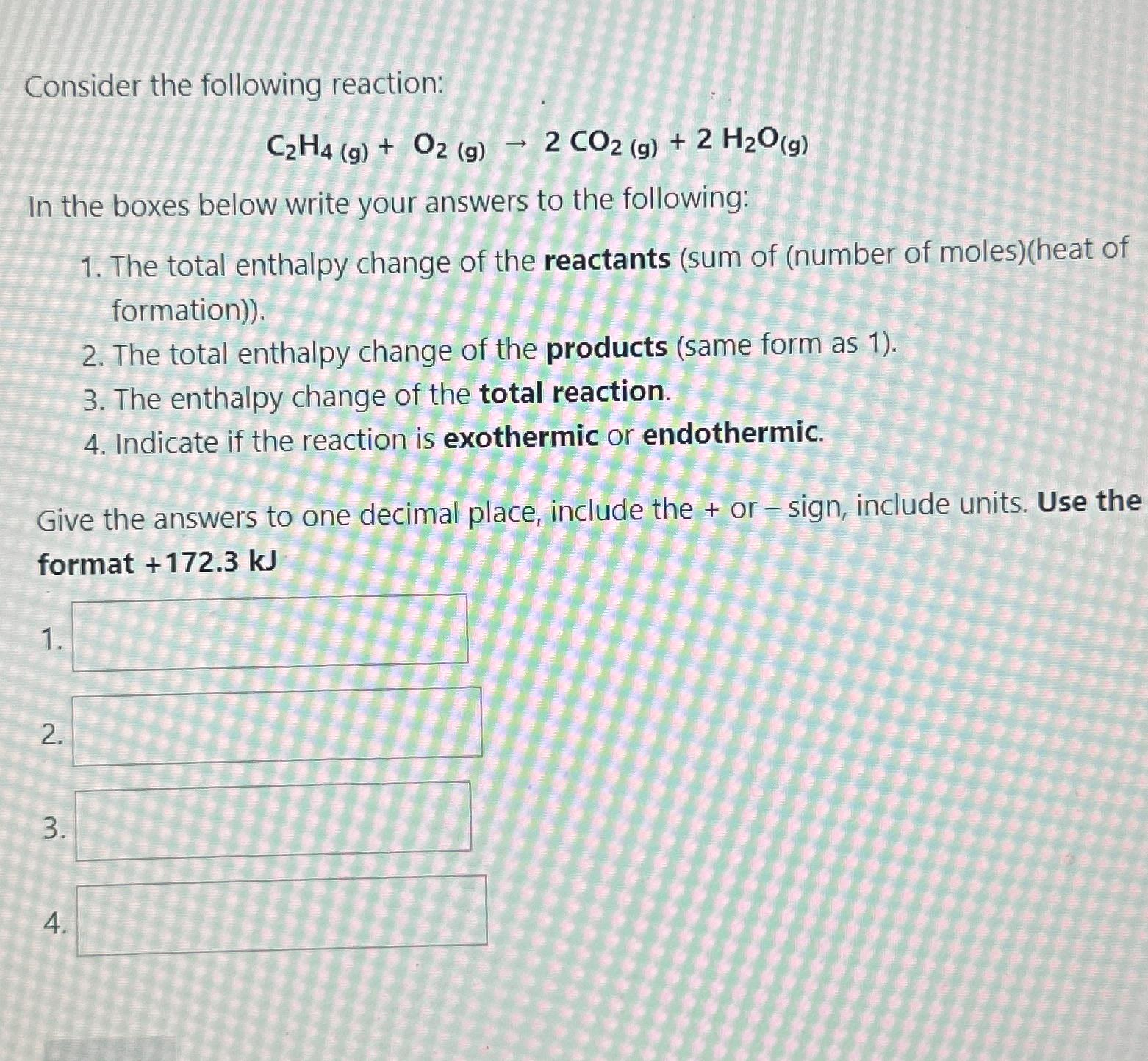 Solved Consider the following | Chegg.com
