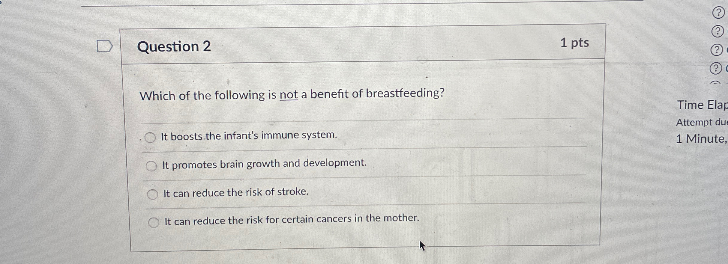 Solved Question 21 ﻿ptsWhich of the following is not a | Chegg.com