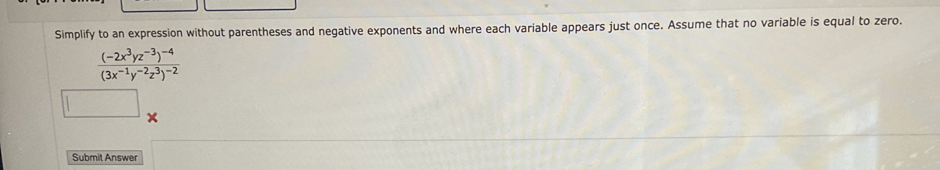 Solved Simplify to an expression without parentheses and | Chegg.com