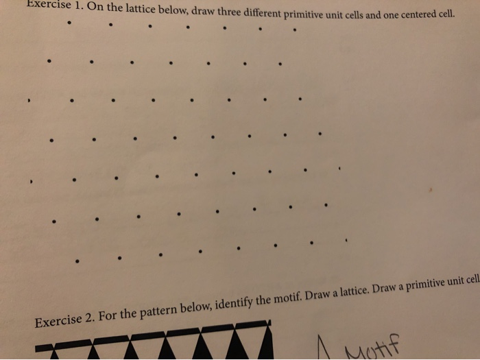 Solved Exercise 1. On the lattice below, draw three | Chegg.com