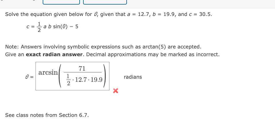 Solved Solve the equation given below for θ, given that | Chegg.com Solved Solve the equation given below for θ, given that | Chegg.com