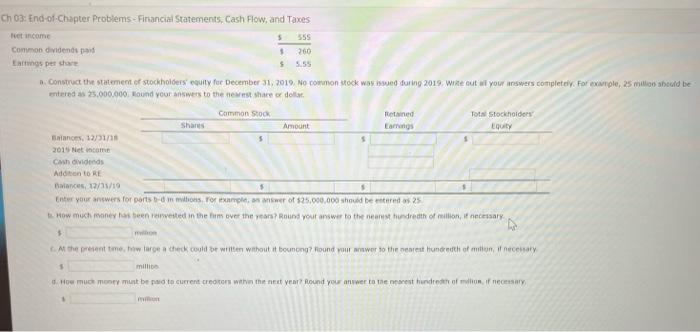 Solved Ch 03: End-of-Chapter Problems - Financial | Chegg.com