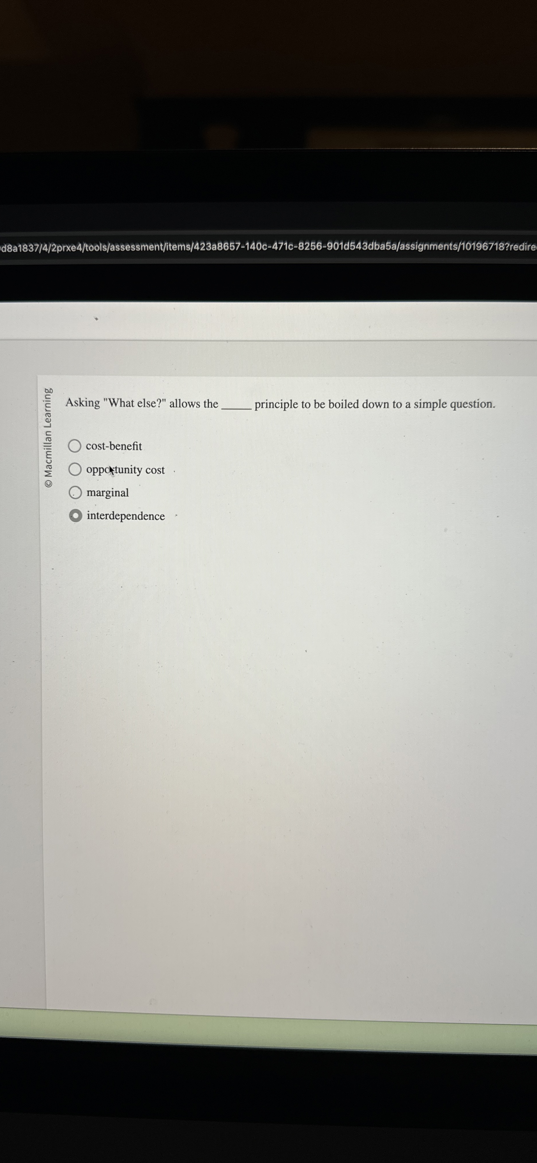 Solved Asking "What else?" allows the ?, ﻿principle to be | Chegg.com