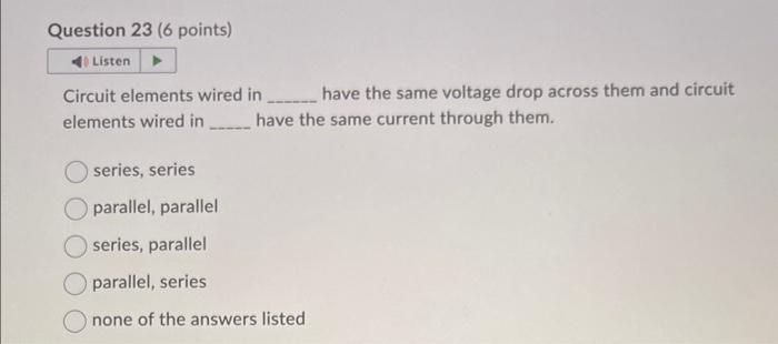 Solved You are given the following circuit with V=12 V,R1=4 | Chegg.com