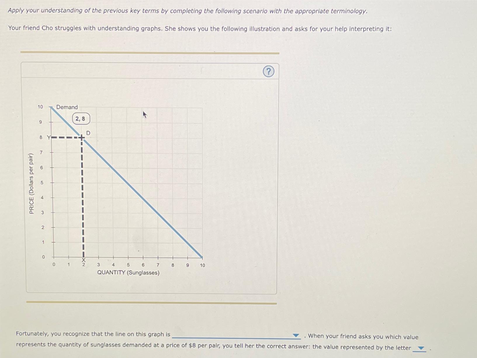 Solved Apply your understanding of the previous key terms by | Chegg.com