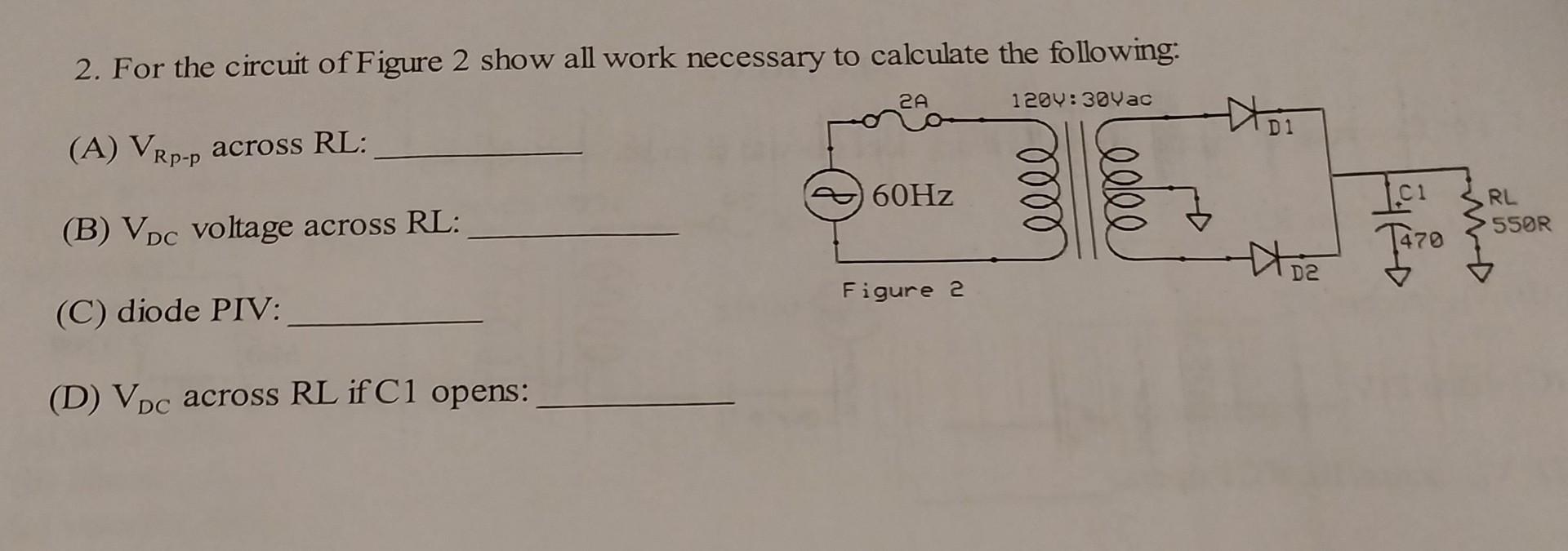 Solved 1. Fill in the following table: 2. What is the effect | Chegg.com
