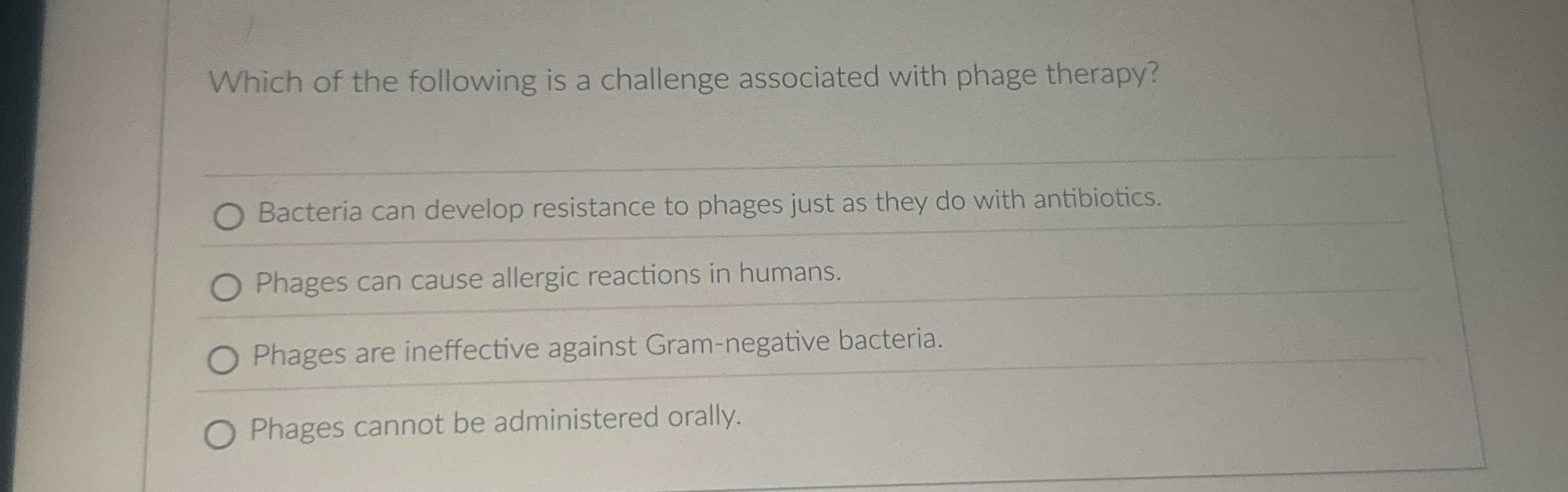Solved Which of the following is a challenge associated with | Chegg.com