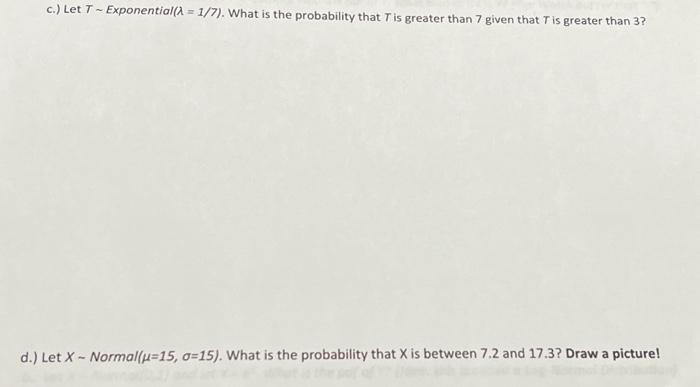 Finding continuous probabilities practice. (Please | Chegg.com